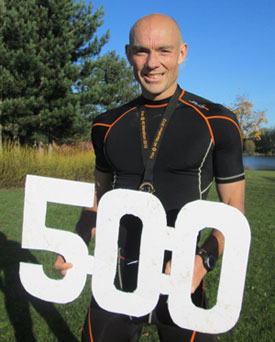 Steve Edwards completes 500th run in under 3.5 hours Campden BRI